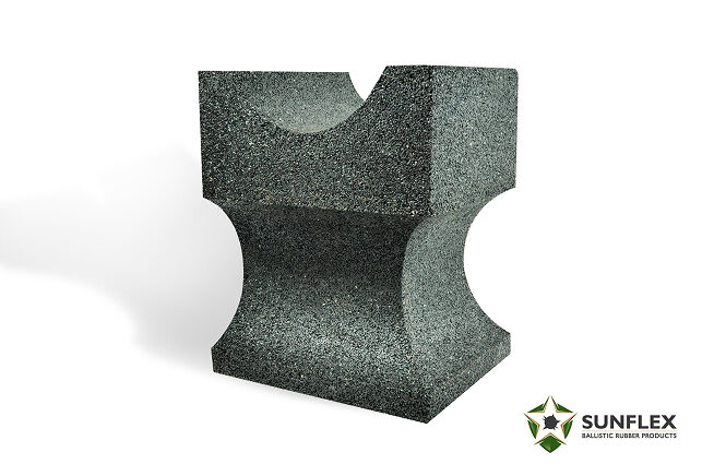 Rubber Rifle Bench Stand - Ballistic Rubber Range